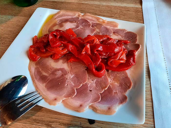 Receta Lacón con pimientos - Cárnicas Teijeiro